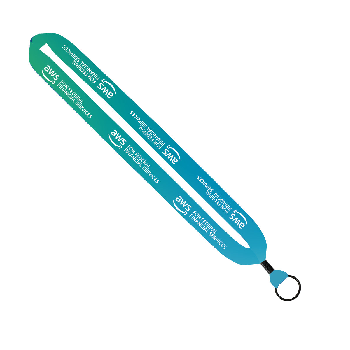 1” Dye Sublimated Lanyard – AWS for Federal Financial Services – AWSEFC