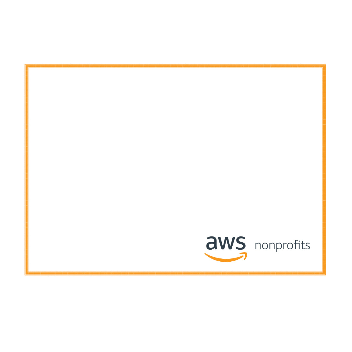 5” x 7” Notecards – AWS nonprofits – AWSEFC