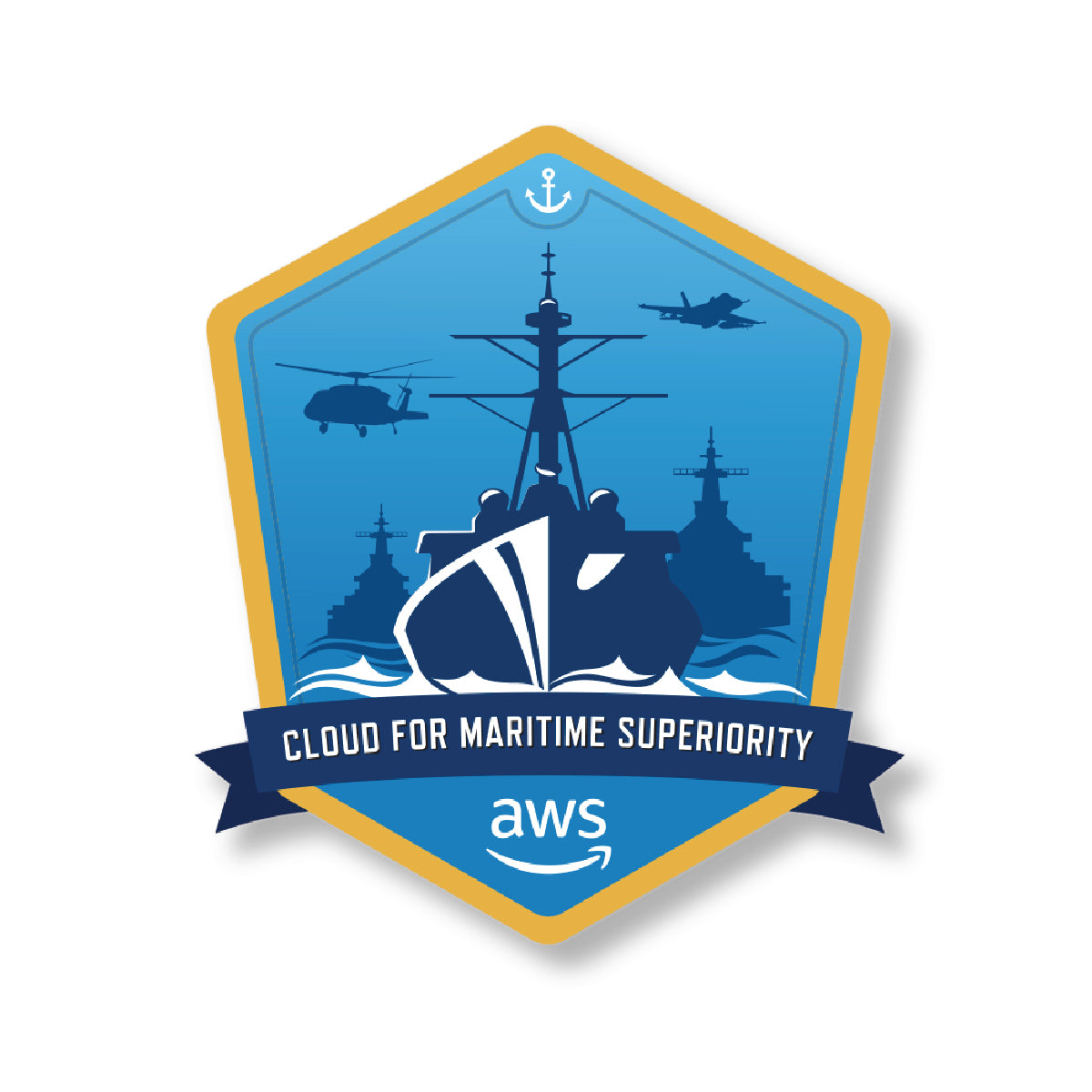 AWS – Maritime Sticker- DoD (Pack of 25) – AWSEFC
