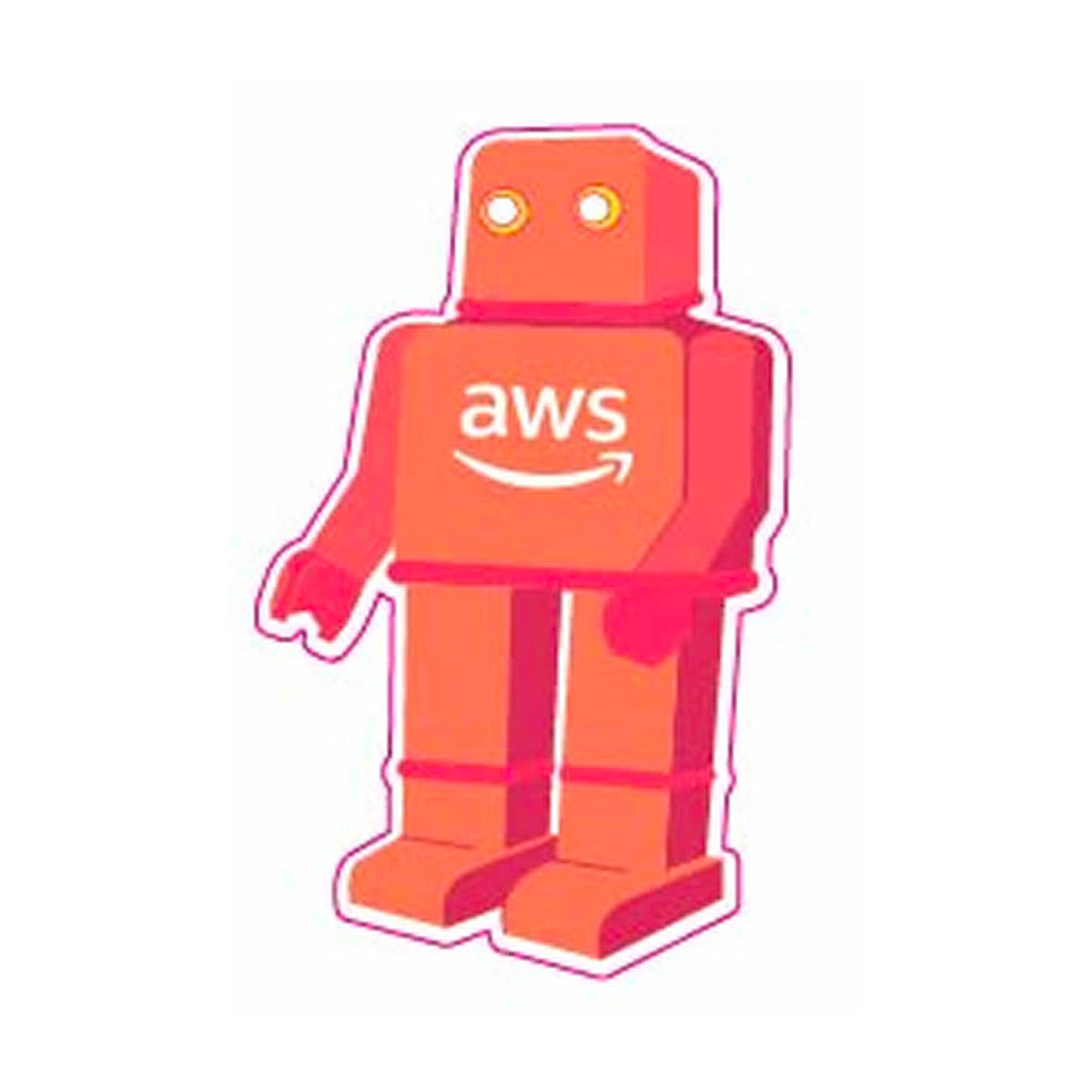 Stickers - Robot 2"x3"- Fed Partners (Pack Of 25) – AWSEFC